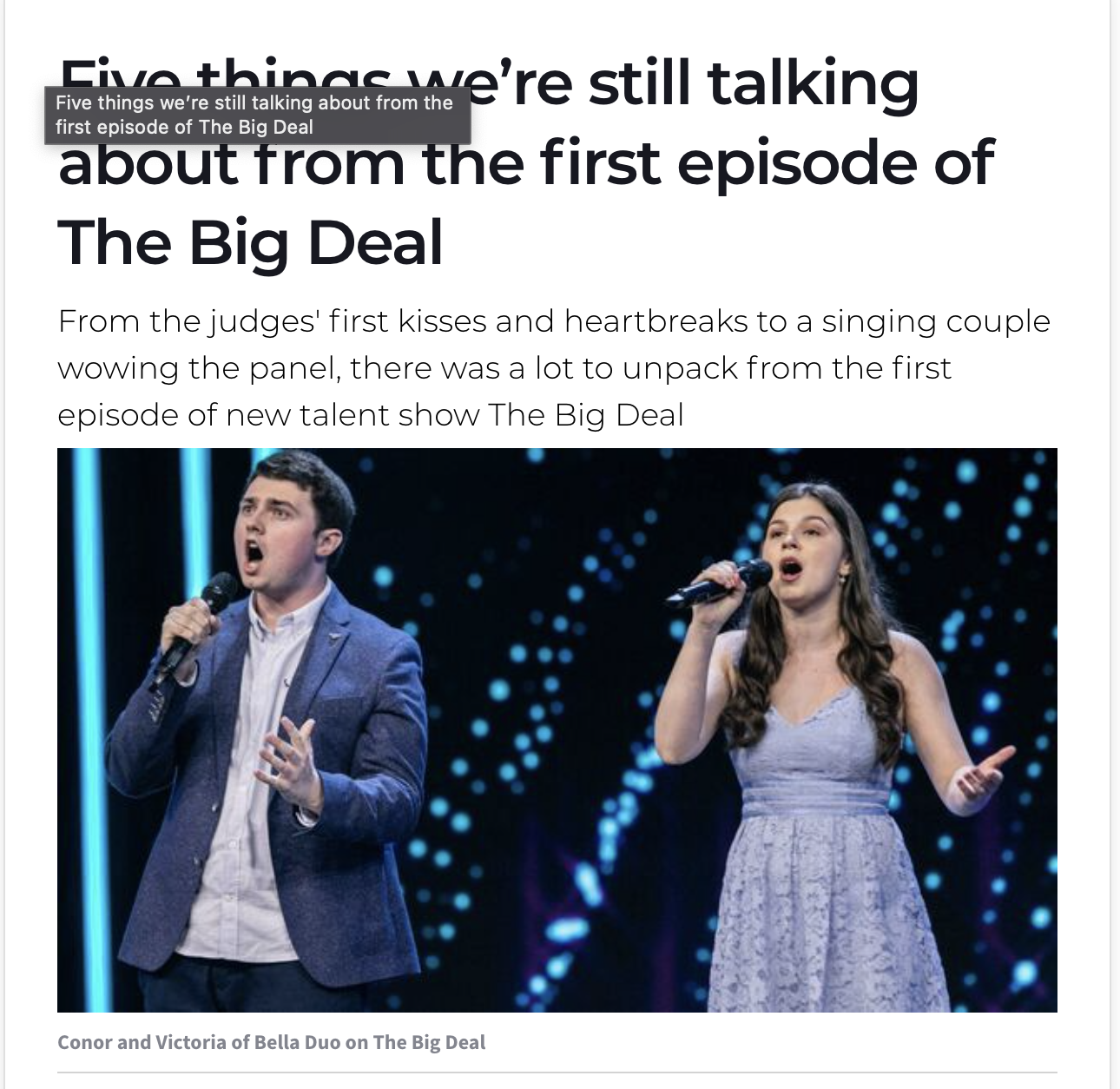 Press – Bello Duo